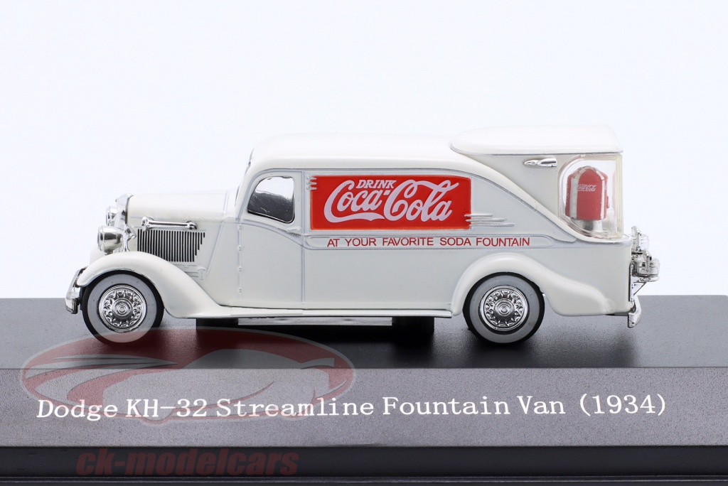 Edicola 1:72 Dodge KH-32 Streamline Van Fountain Coca-Cola Construction ...