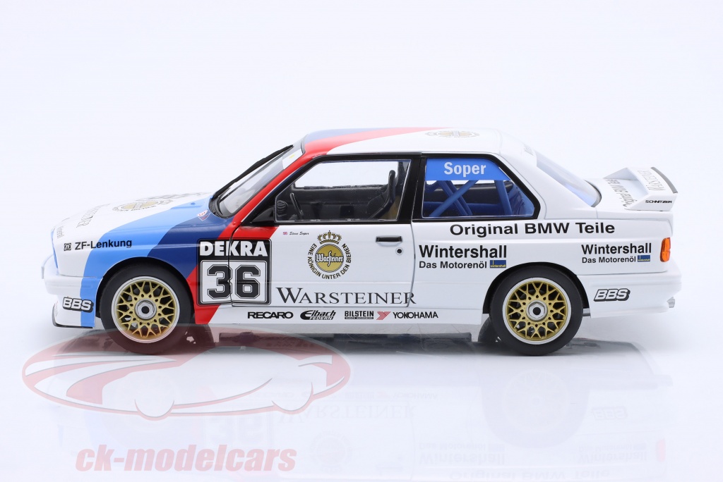 Solido 1:18 BMW M3 (E30) Evo #36 DTM 1989 Steve Soper S1801524 model ...