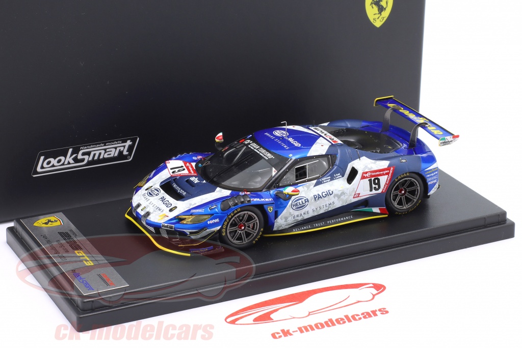 LookSmart 1:43 Ferrari 296 GT3 #19 24h Nürburgring 2023 Racing One LSRC172 modèle voiture ...