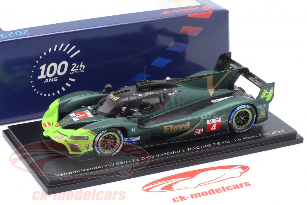 Spark 1:43 Vanwall Vandervell 680 #4 24h LeMans 2023 Floyd Vanwall ...