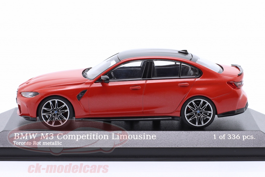Minichamps 1:43 BMW M3 Competition (G80) year 2020 Toronto red metallic ...