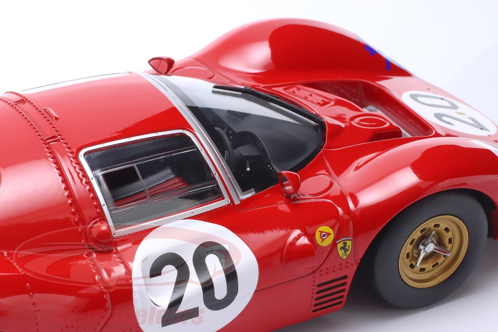 1:18 3-Car Set: OM Fiat 150 Rolf Racing transporter with 2x Ferrari 330 ...