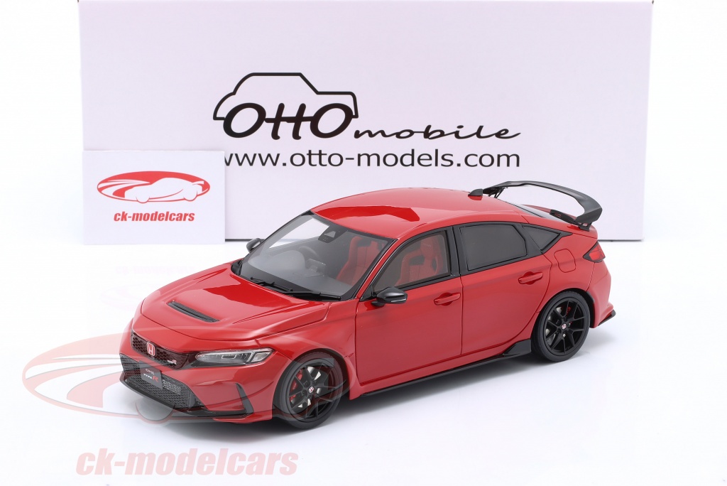 Ottomobile 1:18 Honda Civic Type R year 2022 red OT440 model car OT440 ...