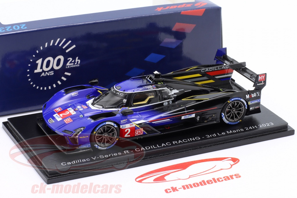 Spark 1:43 Cadillac V-Series.R #2 3-й 24h LeMans 2023 Cadillac Racing S8720 модель автомобиль ...