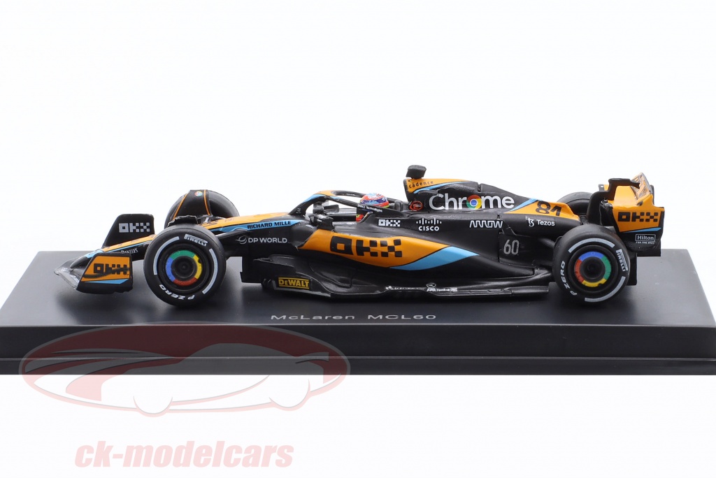 Spark 1:64 Oscar Piastri McLaren MCL60 #81 fórmula 1 2023 Y292 modelo coche Y292 9580006132925