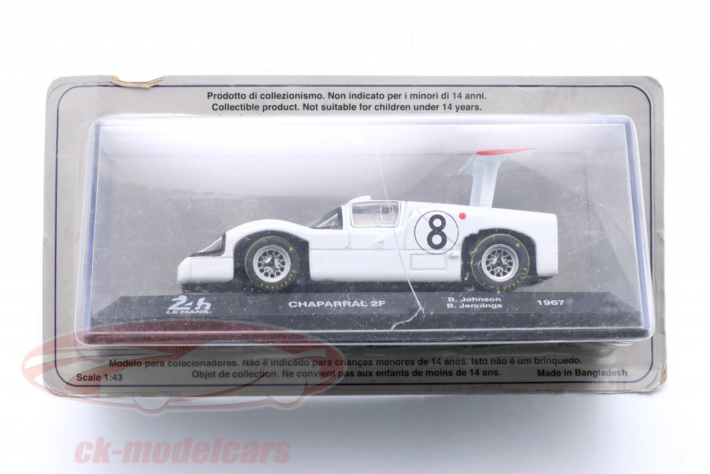 Altaya 1:43 Chaparral 2F #8 24h LeMans 1967 Jennings, Johnson CK89794*2 ...