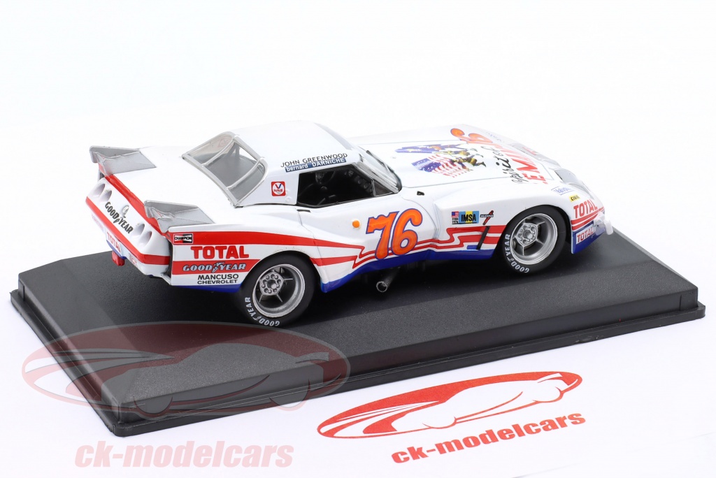 Altaya 1:43 Chevrolet Corvette #76 24h LeMans 1976 Greenwood, Darniche ...