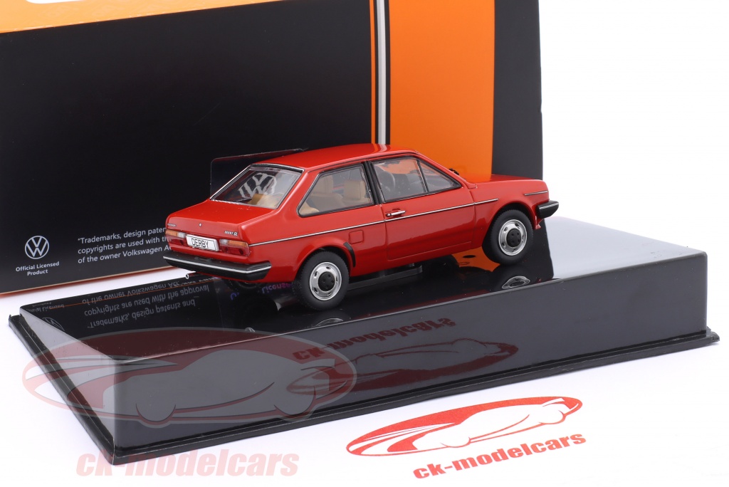 Ixo 1:43 Volkswagen VW Derby MK II year 1981 red CLC546N.22 model car ...