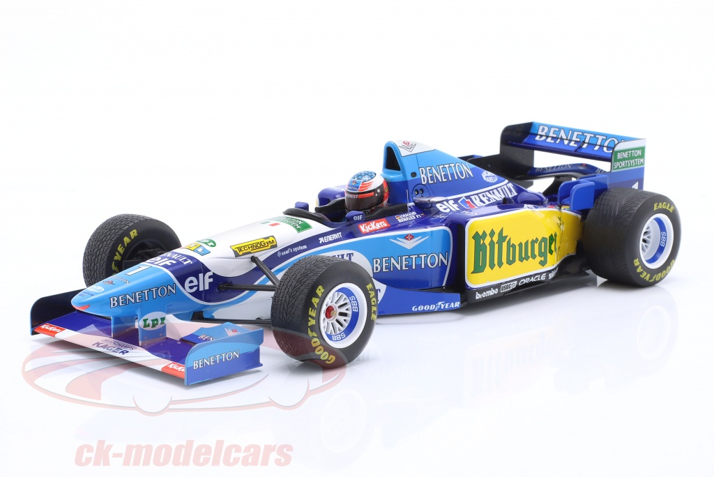 Minichamps 1:18 M. Schumacher Benetton B195 #1 Winner Europe GP Formula 1 World Champion 1995 ...