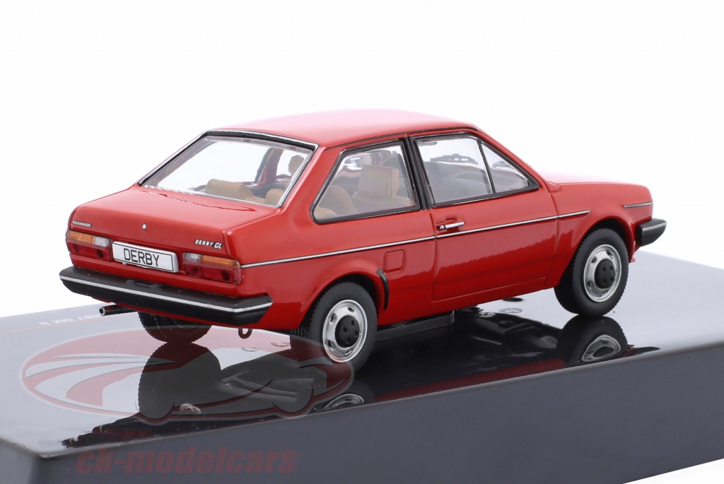 Ixo 1:43 Volkswagen VW Derby MK II year 1981 red CLC546N.22 model car ...