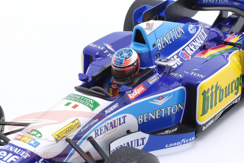 Minichamps 1:18 M. Schumacher Benetton B195 #1 Winner Europe GP Formula 1 World Champion 1995 ...