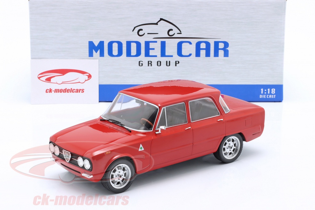 ModelCarGroup 1:18 Alfa Romeo Giulia Nuova Super Baujahr 1974 rot ...