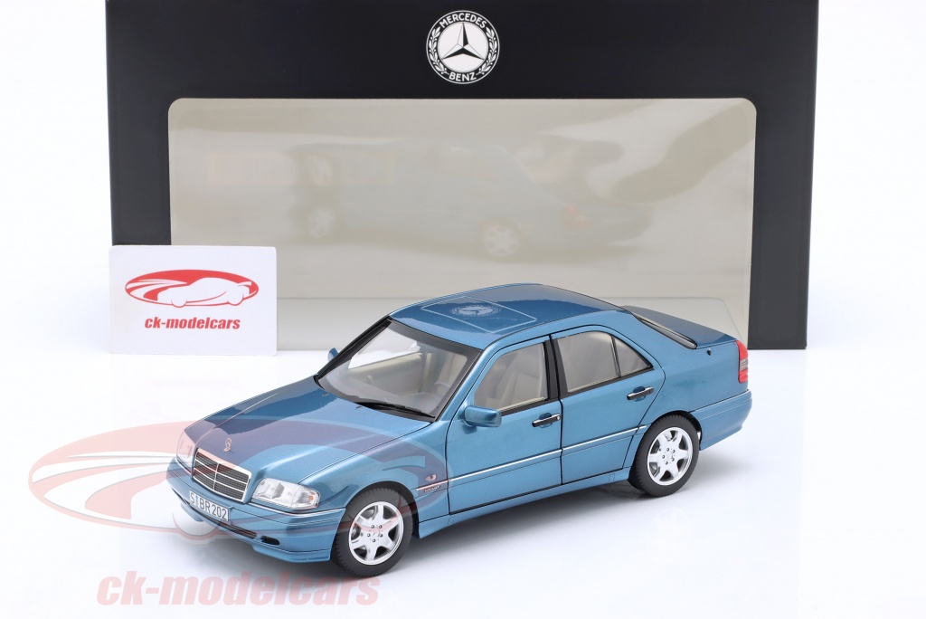 Norev 1:18 Mercedes-Benz C-Klasse (W202) year 1997-2000 aquamarine blue ...