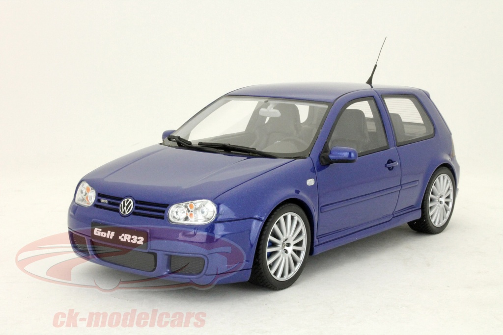 Ottomobile 1:18 Volkswagen VW Golf R32 blue metallic OT086 model car ...
