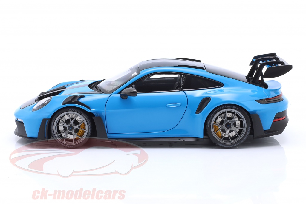 Minichamps 1:18 Porsche 911 (992) GT3 RS Weissach package 2024 blue / silver rims 110062022 ...