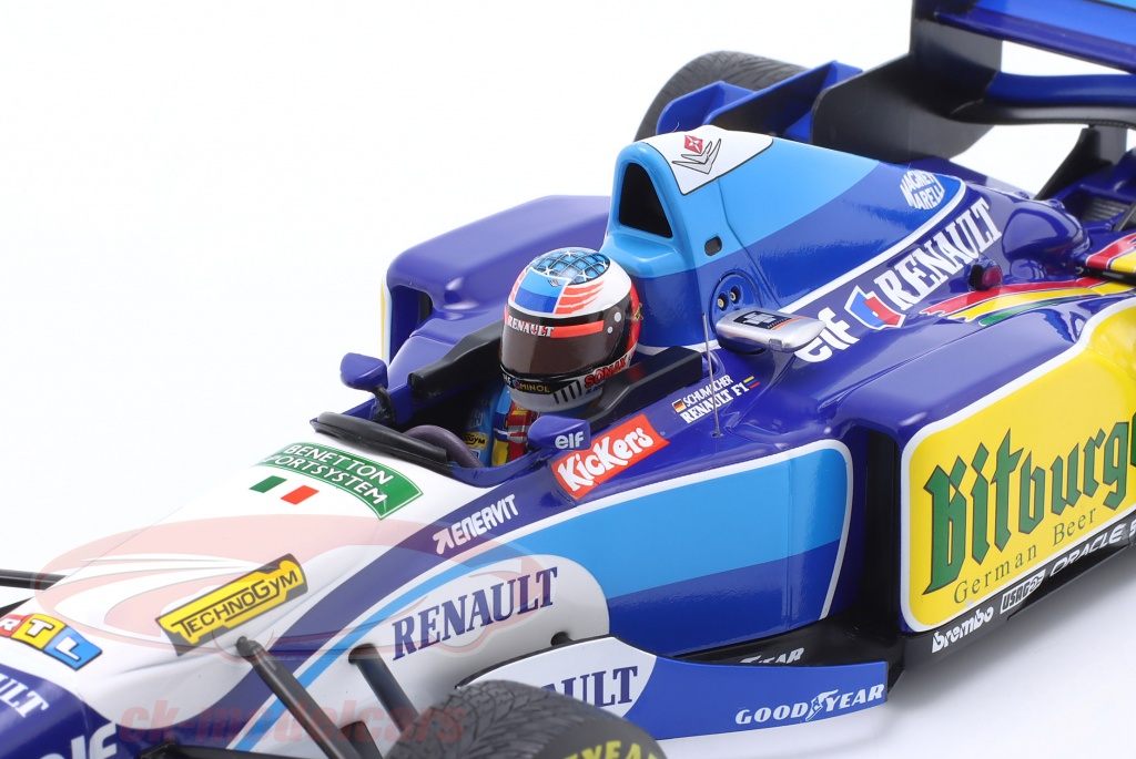 Minichamps 1:18 M. Schumacher Benetton B195 #1 Winner Japan GP Formula 1 World Champion 1995 ...