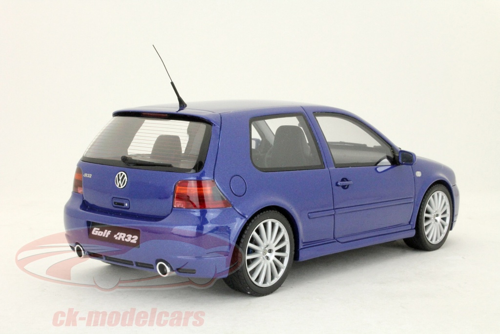 Ottomobile 1:18 Volkswagen VW Golf R32 blue metallic OT086 model car ...