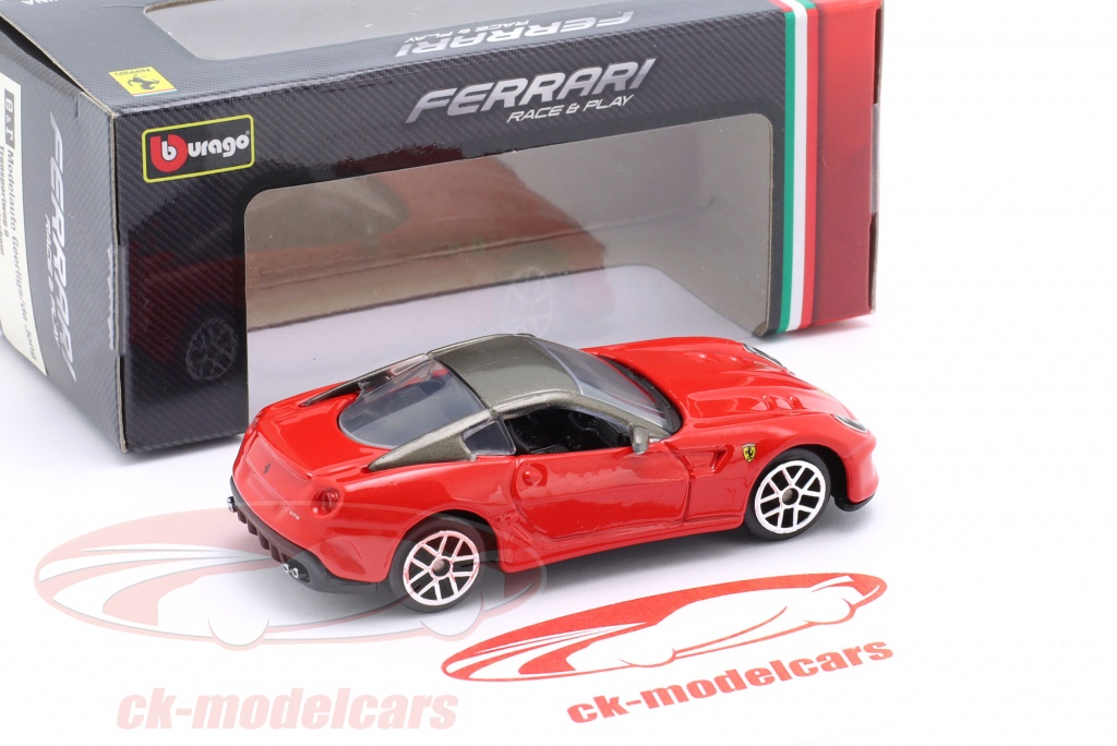 Bburago 1:64 Ferrari 599 GTO year 2010 red CK89758 model car CK89758 18 ...