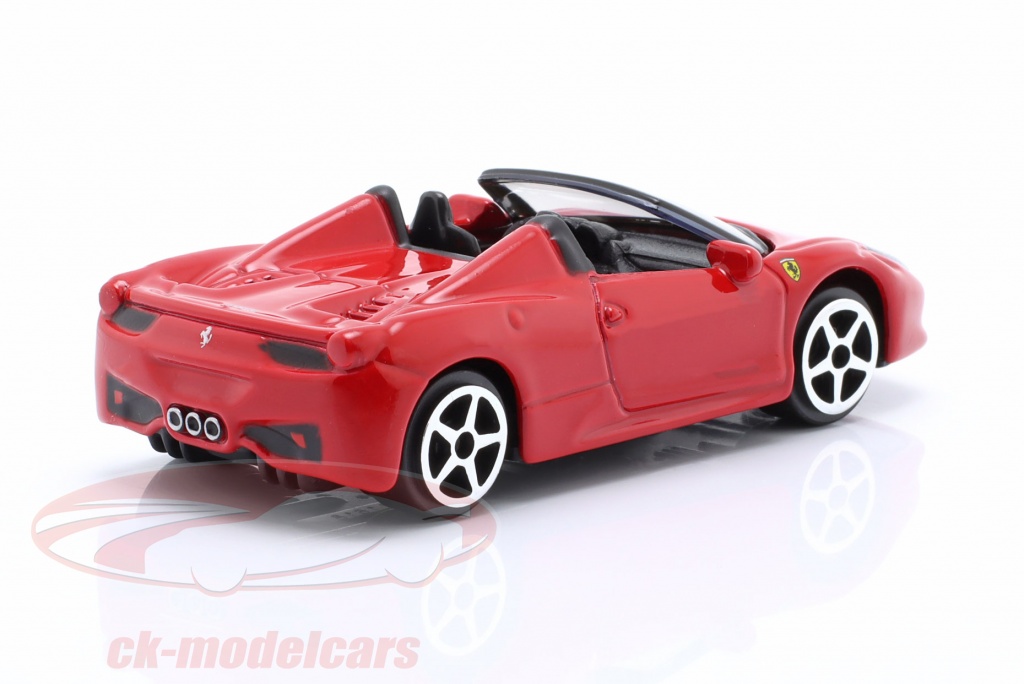 Bburago 1:64 Ferrari 458 Spider Année de construction 2011 rouge CK89756 modèle voiture CK89756 ...