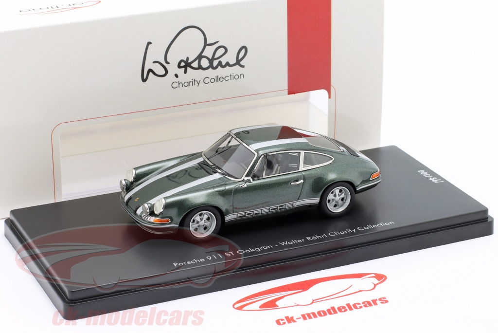 Cartima 1:43 Porsche 911 ST Walter Röhrl Charity Collection oakgrün ...