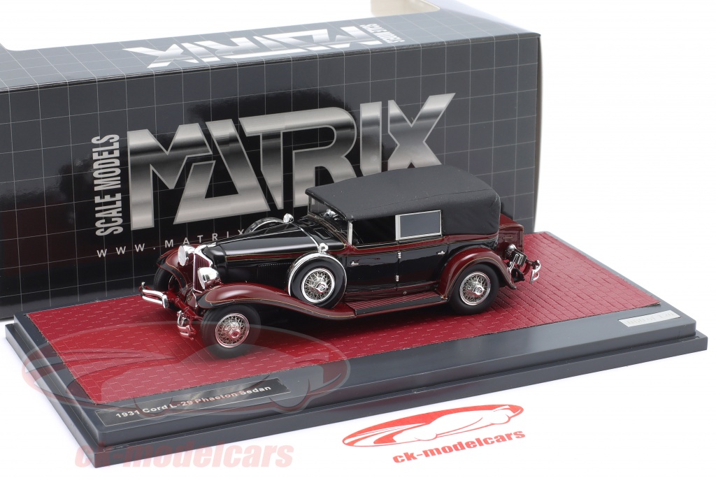 Matrix 1:43 Cord L-29 Phaeton Sedan Closed Top 1931 chestnut brown ...