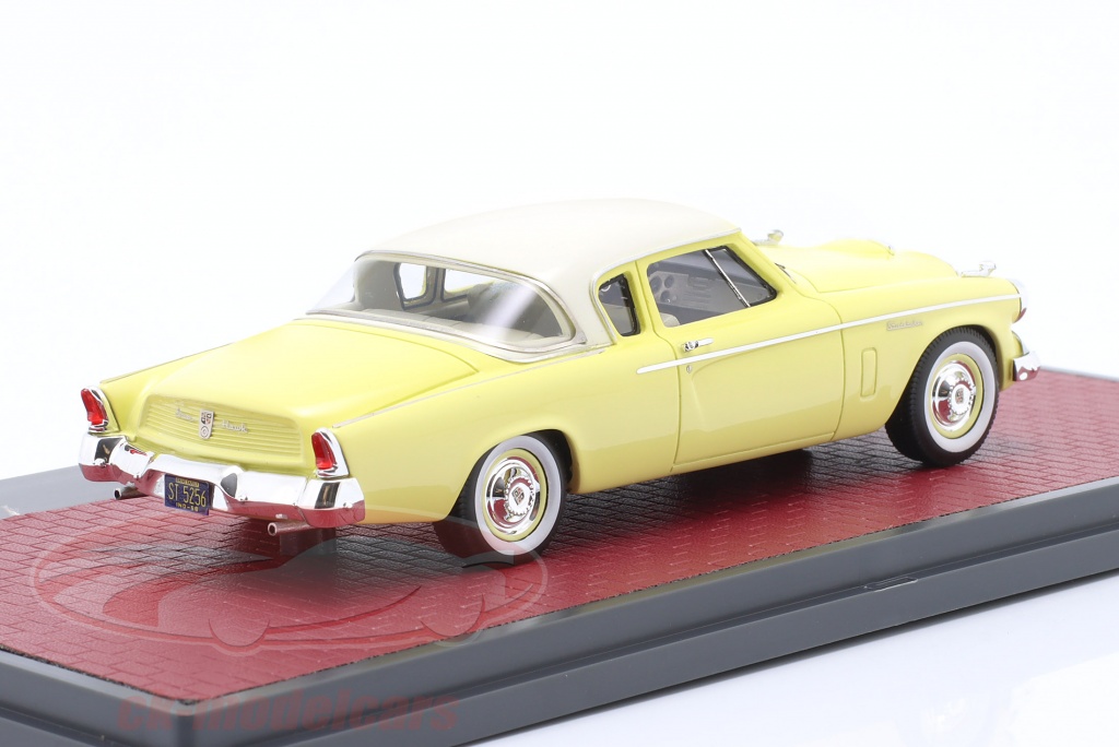 Matrix 1:43 Studebaker Power Hawk year 1956 yellow MX21805-012 model ...