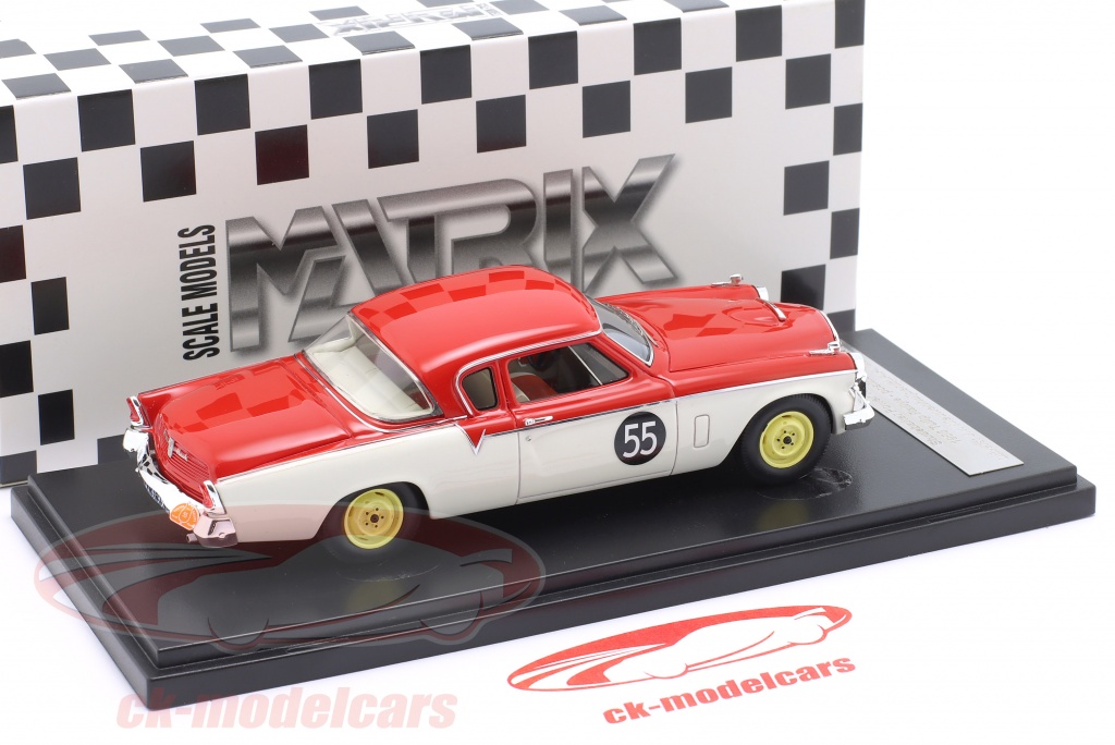 Matrix 1:43 Studebaker Power Hawk #55 Tulpenrallye 1956 Nieuwenhuijzen ...