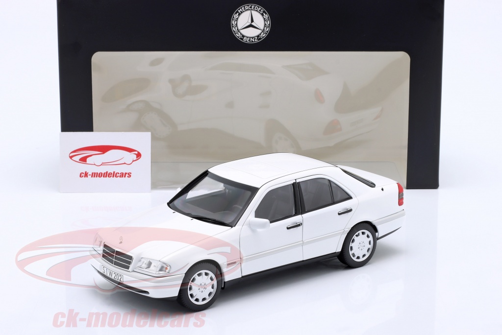 Norev 1:18 Mercedes-Benz C200 (W202) year 1993-1996 polar white ...
