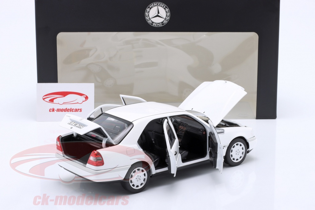 Norev 1:18 Mercedes-Benz C200 (W202) year 1993-1996 polar white ...