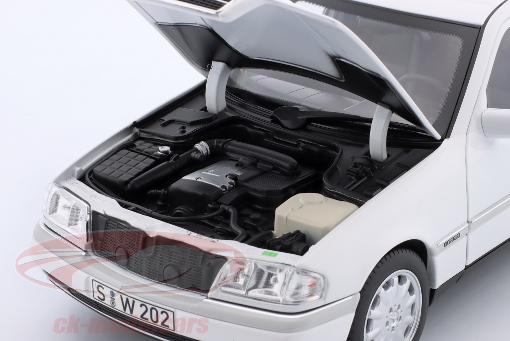 Norev 1:18 Mercedes-Benz C200 (W202) Baujahr 1993-1996 polarweiß ...