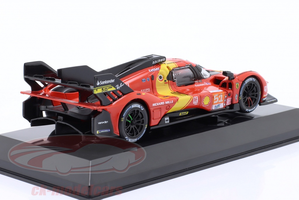 Bburago 1:43 Ferrari 499P #51 ganador 24h LeMans 2023 Pier Guidi, Calado, Giovinazzi 18-36312 ...