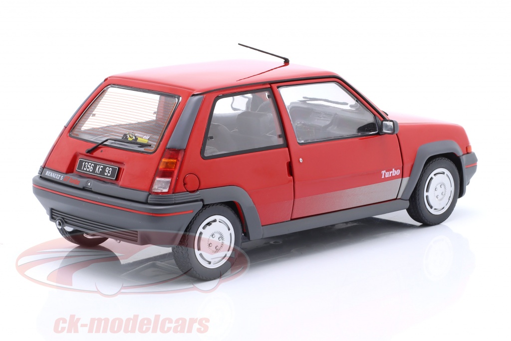 Solido 1:18 Renault 5 GT Turbo MK1 year 1985 red S1810001 model car ...