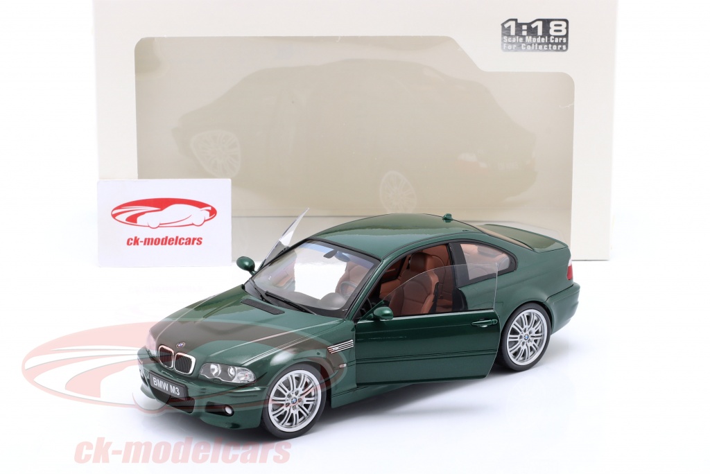 Solido 1:18 BMW M3 (E46) Coupe Año de construcción 2000 Oxford verde ...
