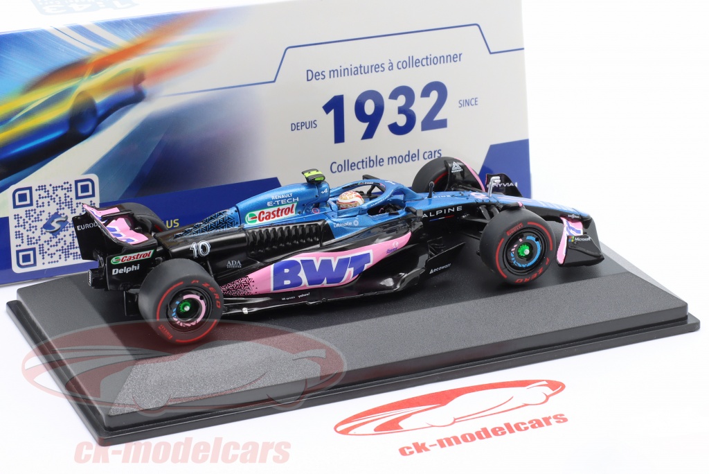 Solido 1:43 Pierre Gasly Alpine A523 #10 3rd Dutch GP Formula 1 2023 ...