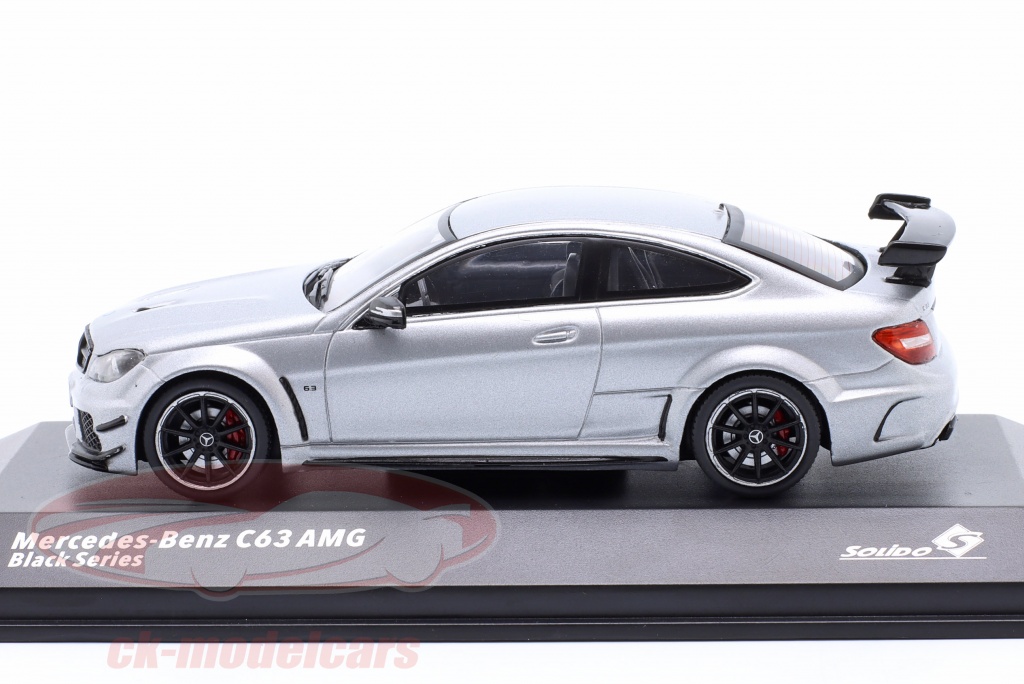 Solido 1:43 Mercedes-Benz C63 AMG Black Series year 2011 matt grey ...