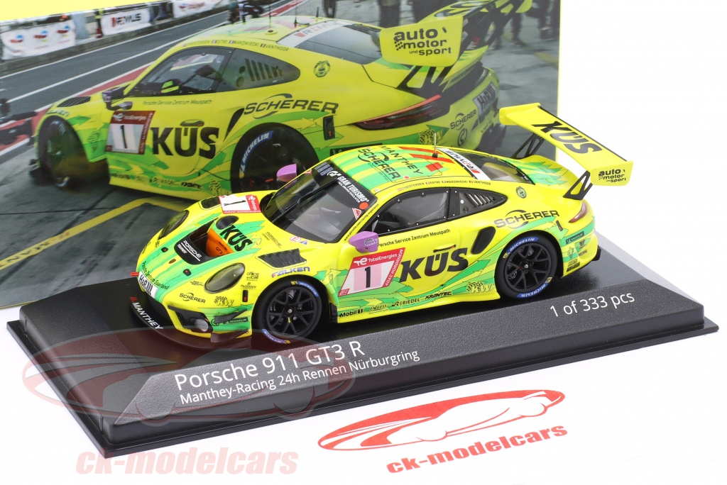 Minichamps 1:43 Porsche 911 GT3 R #1 24h Nürburgring 2022 Manthey ...