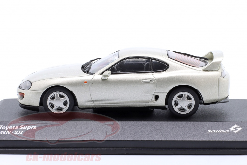 Solido 1:43 Toyota Supra MKIV year 2002 silver S4314002 model car ...