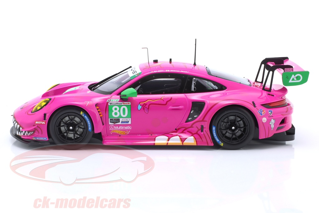 Ixo 1:18 Porsche 911 (992) GT3 R #80 Race Virginia IMSA 2023 ROXY AO ...