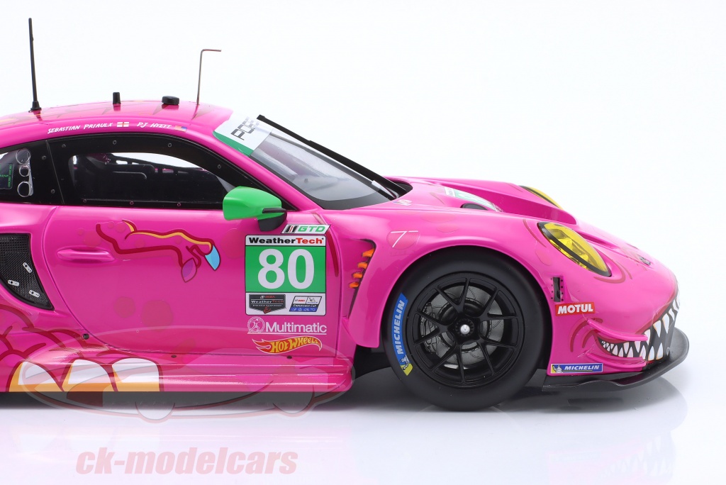 Ixo 1:18 Porsche 911 (992) GT3 R #80 Race Virginia IMSA 2023 ROXY AO ...