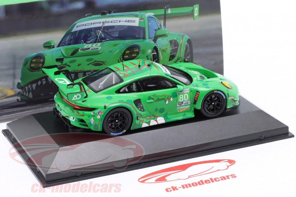 Ixo 1:43 Porsche 911 (992) GT3 R #80 12h Sebring IMSA 2023 REXY AO ...