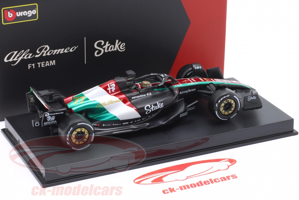 Bburago 1:43 Valtteri Bottas Alfa Romeo C43 #77 Italian GP Formula 1 ...