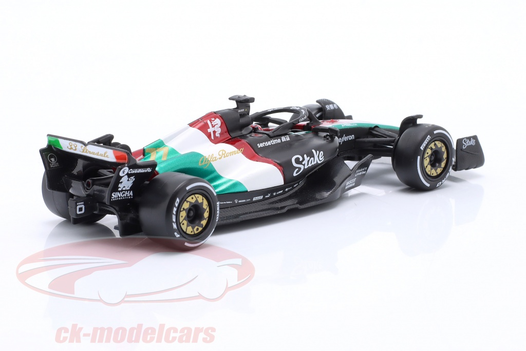 Bburago 1:43 Valtteri Bottas Alfa Romeo C43 #77 Italian GP Formula 1 ...