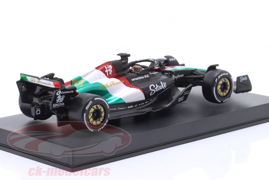 Bburago 1:43 Valtteri Bottas Alfa Romeo C43 #77 Italian GP Formula 1 ...