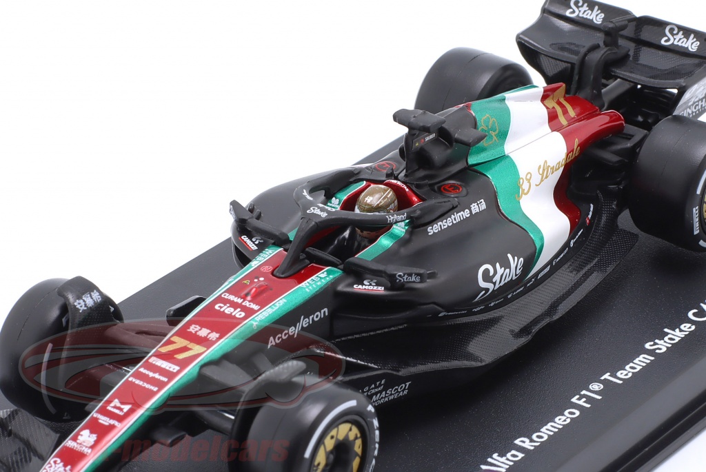 Bburago 1:43 Valtteri Bottas Alfa Romeo C43 #77 Italian GP Formula 1 ...