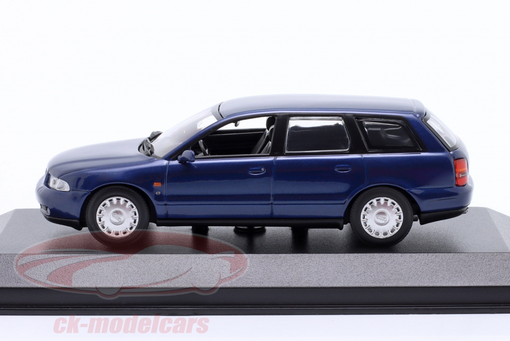 Minichamps 1:43 Audi A4 Avant year 1995 dark blue 940015011 model car ...