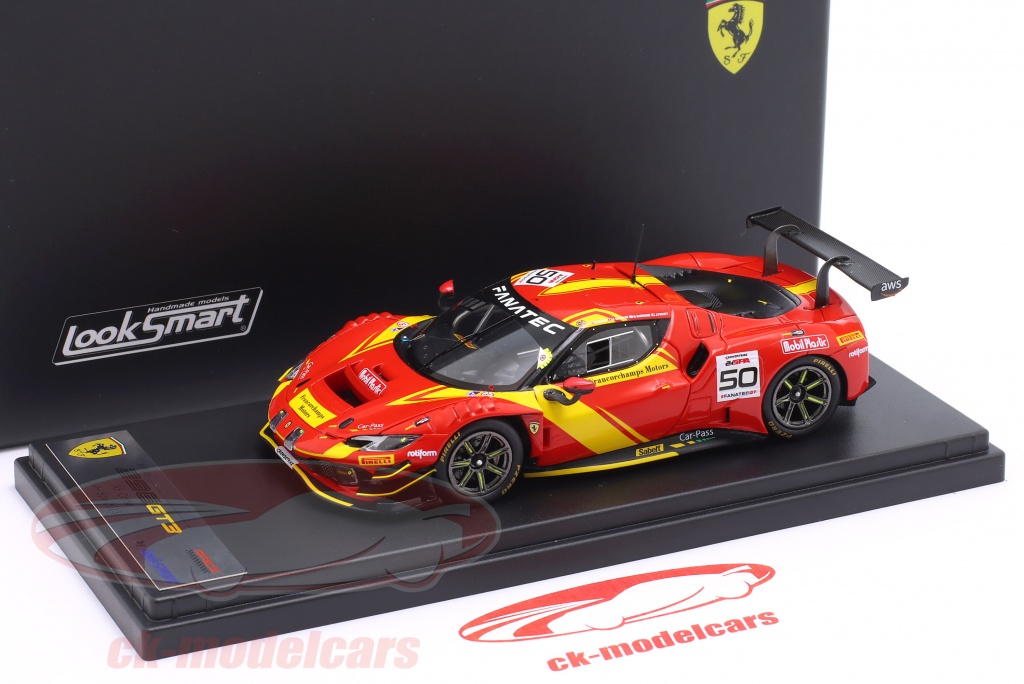 LookSmart 1:43 Ferrari 296 GT3 #50 24h Spa 20323 AF Corse LSRC178 model ...