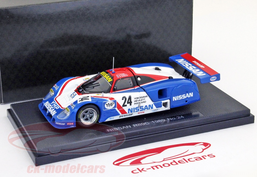 Ebbro 1:43 Nissan R89C #24 24h Le Mans 1989 Bailey, Blundell, Donnelly ...