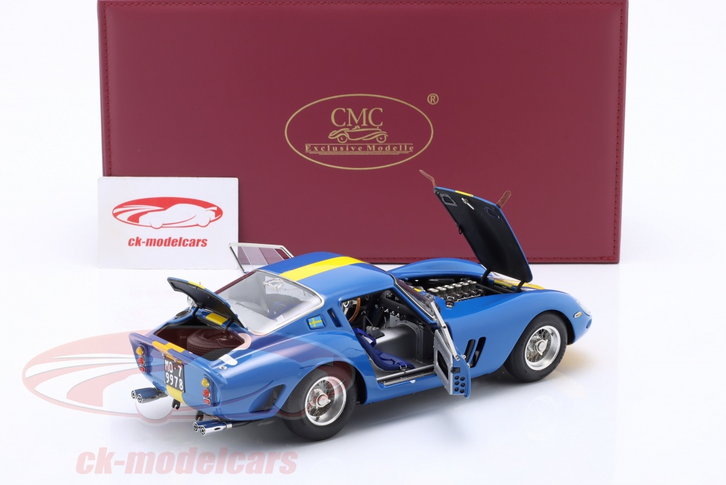 CMC 1:18 Ferrari 250 GTO #112 9e Targa Florio 1964 Ulf Norinder, Picko ...