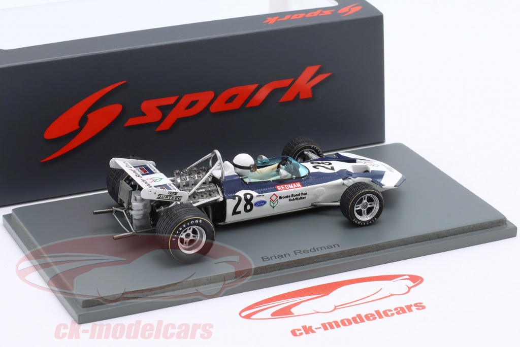 Spark 1:43 Brian Redman Surtees TS7 #28 7mo Sudáfrica GP fórmula 1 1971 ...