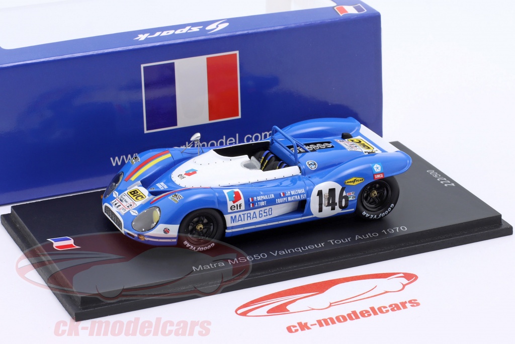 Spark 1:43 Matra Simca MS650 #149 Winner Rallye Tour de France ...
